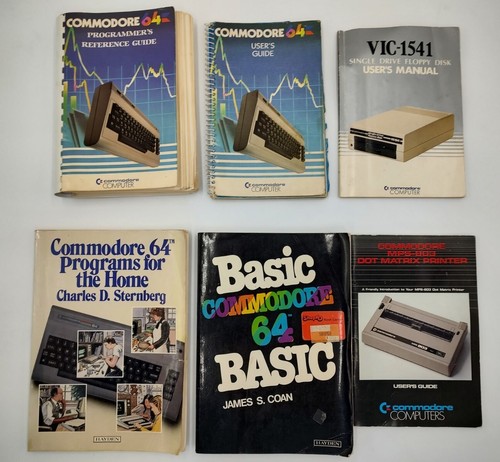 Lot Commodore 64 Manuals Programers Reference Users Guide Floppy Drive ...