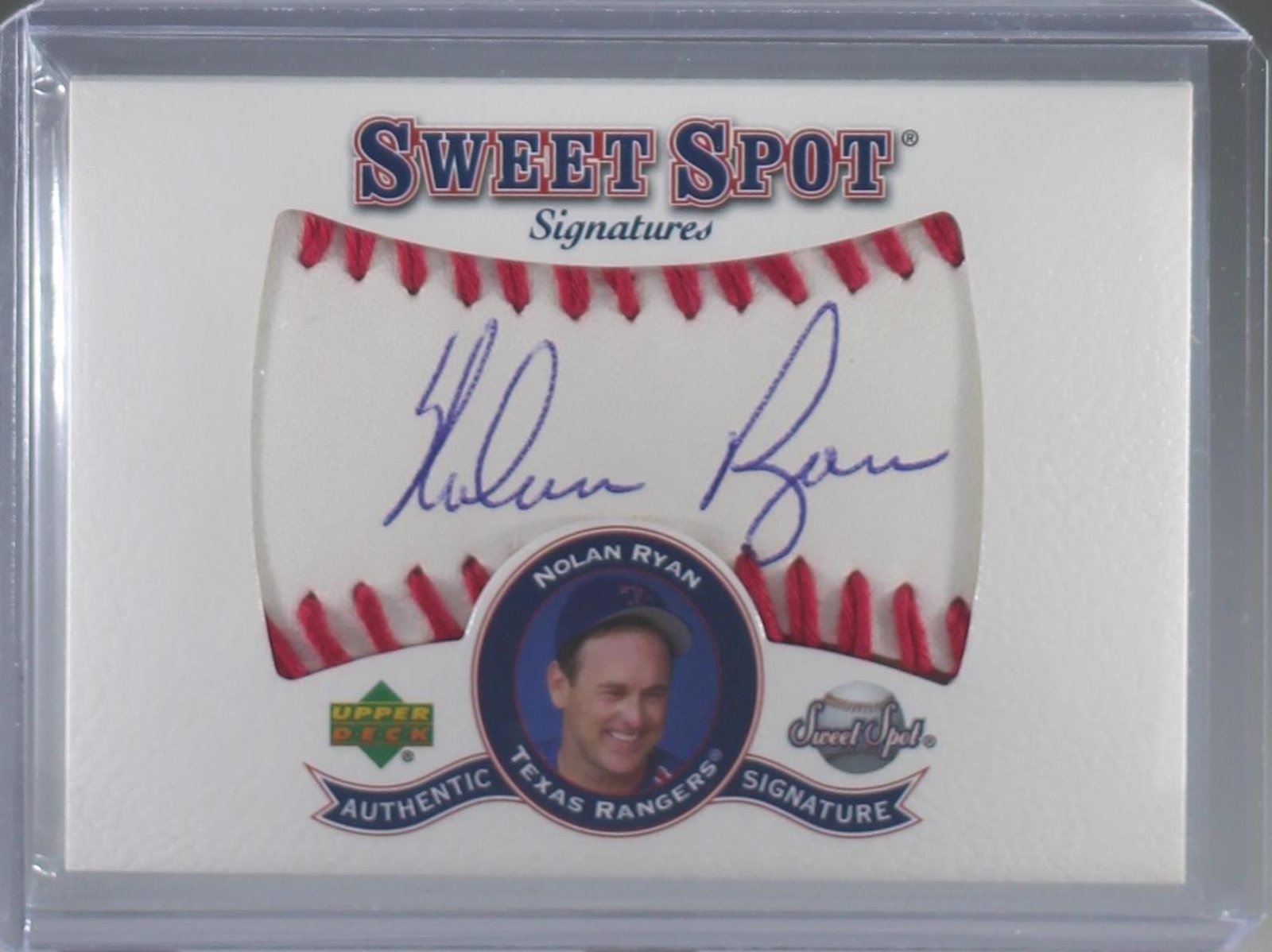 2001 Upper Deck Sweet Spot - Signatures #S-NR Nolan Ryan (AU) for sale ...