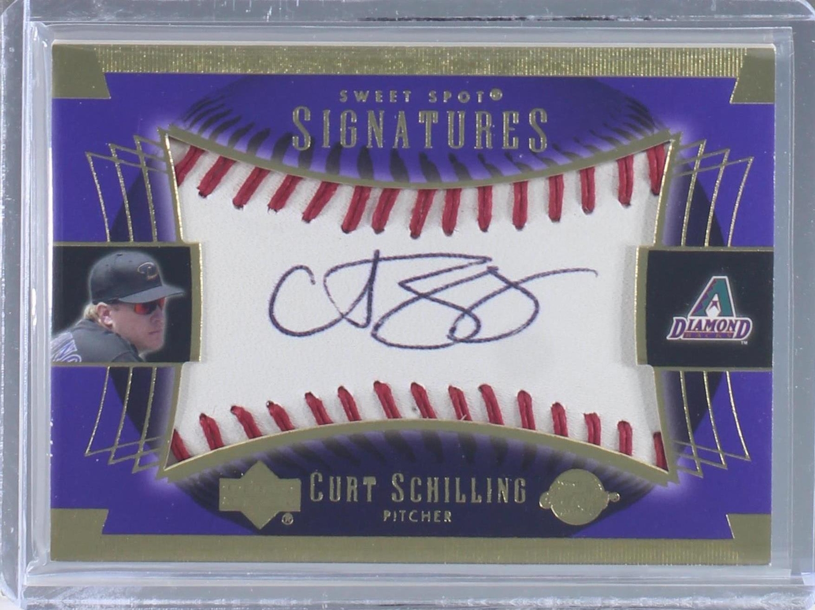 2003 Upper Deck Sweet Spot - Sweet Spot Signatures #CS-AU Curt ...