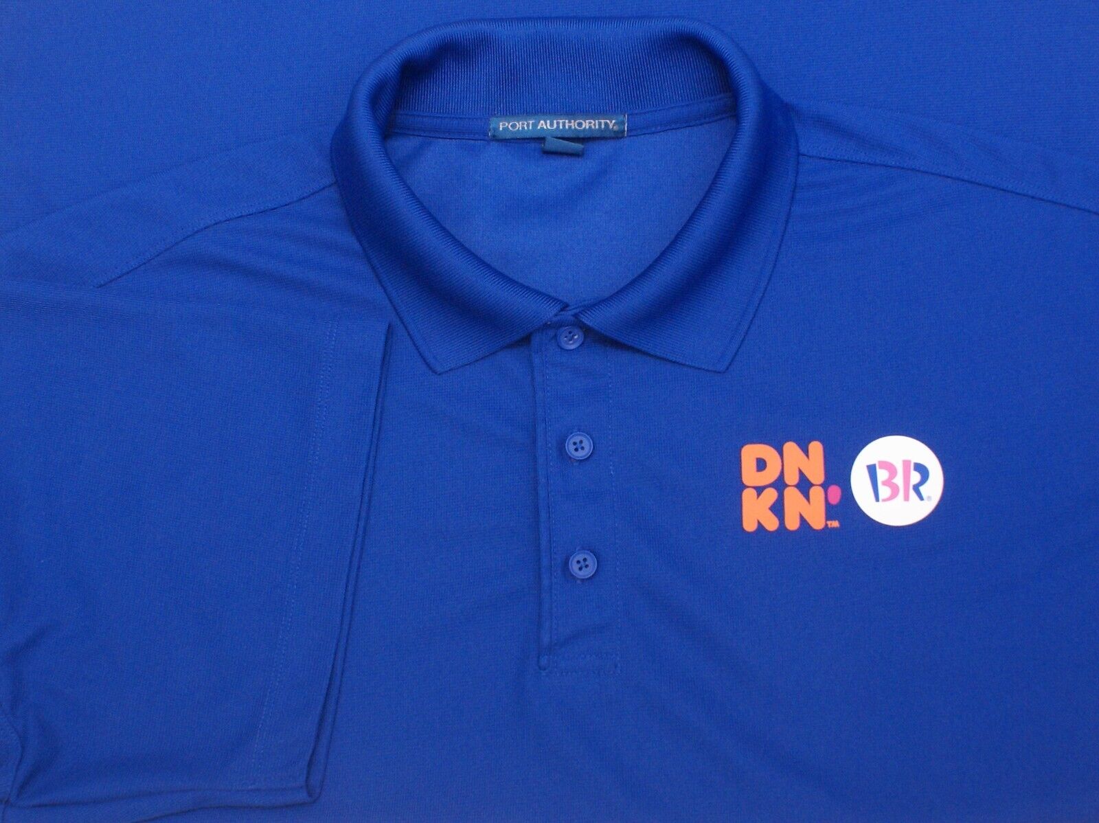 DUNKIN' DONUTS / BASKIN ROBBINS Employee Uniform Polo DUNKIN' DONUTS / BASKIN ROBBINS Employee Uniform Polo
