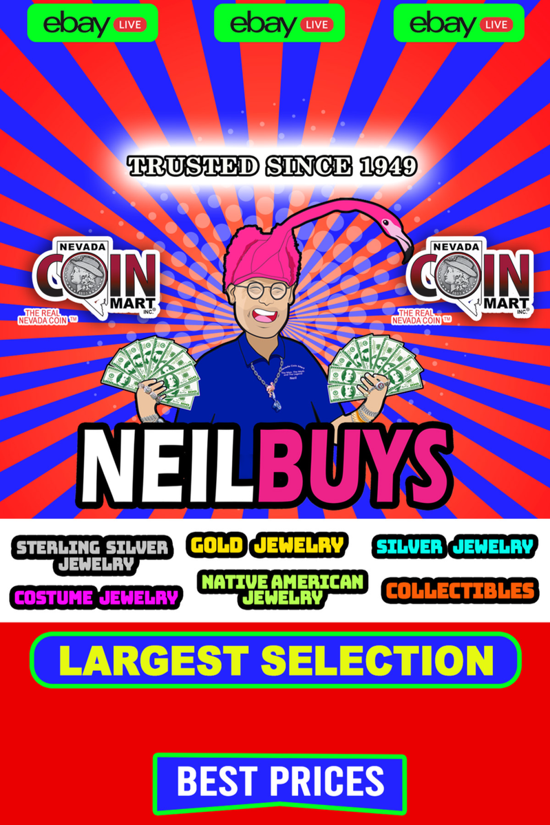 $ NEIL BUYS NCM LIVE SHOW $ JEWELRY, CURRENCY, COLLECTIBLES, & STAMPS # ...