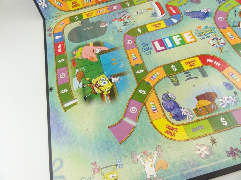 Game of Life SpongeBob Squarepants Edition 2005 MB #42454 Replacement ...