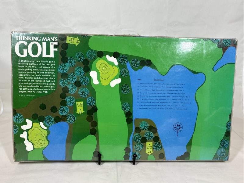Thinking Man’s Golf (1966) Board Game – Board Game Guys