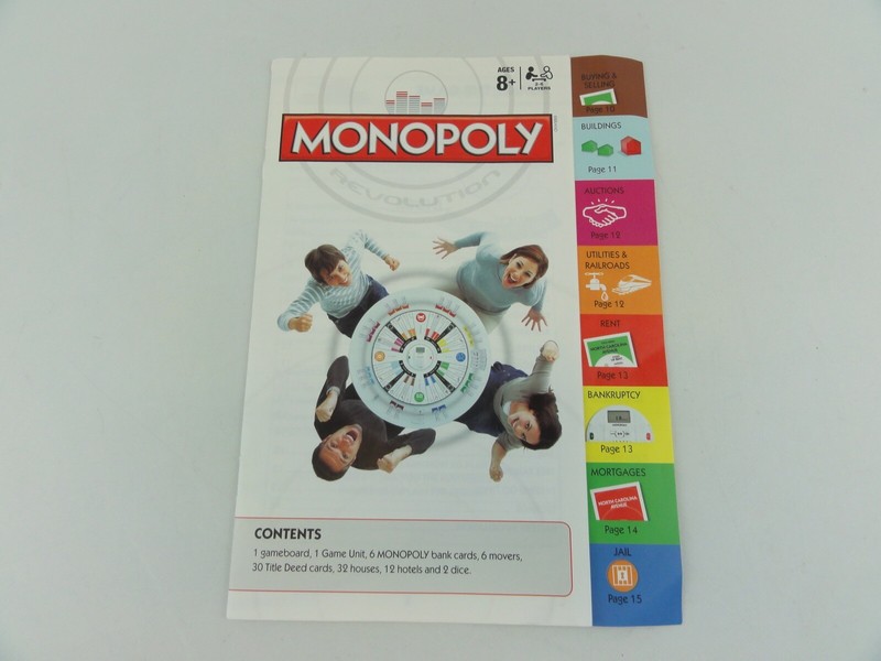 Monopoly Revolution 2010 Hasbro Board Game COMPLETE Round Board ...