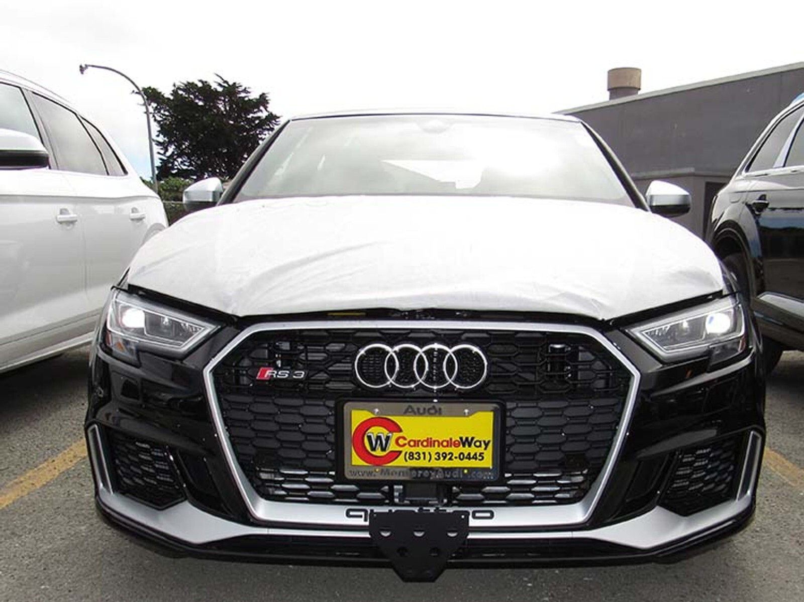 Quick Release Front License Plate Tag Bracket for AUDI RS3 2017 2020 Brand New