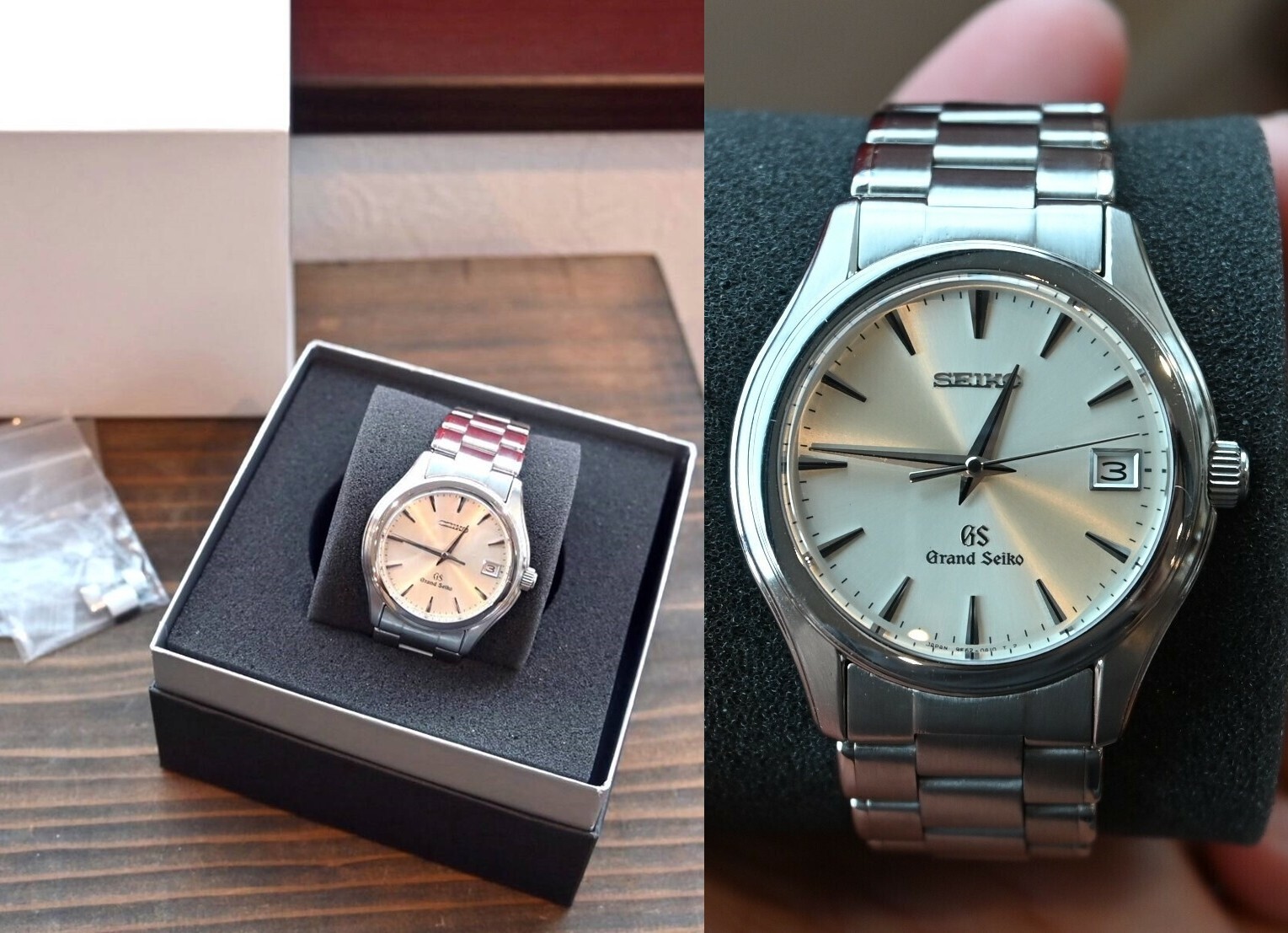 SEIKO GS Grand Men's Watch Silver SBGX005 9F62 0A10 Quartz SEIKO GS Grand Men's Watch Silver SBGX005 9F62 0A10 Quartz