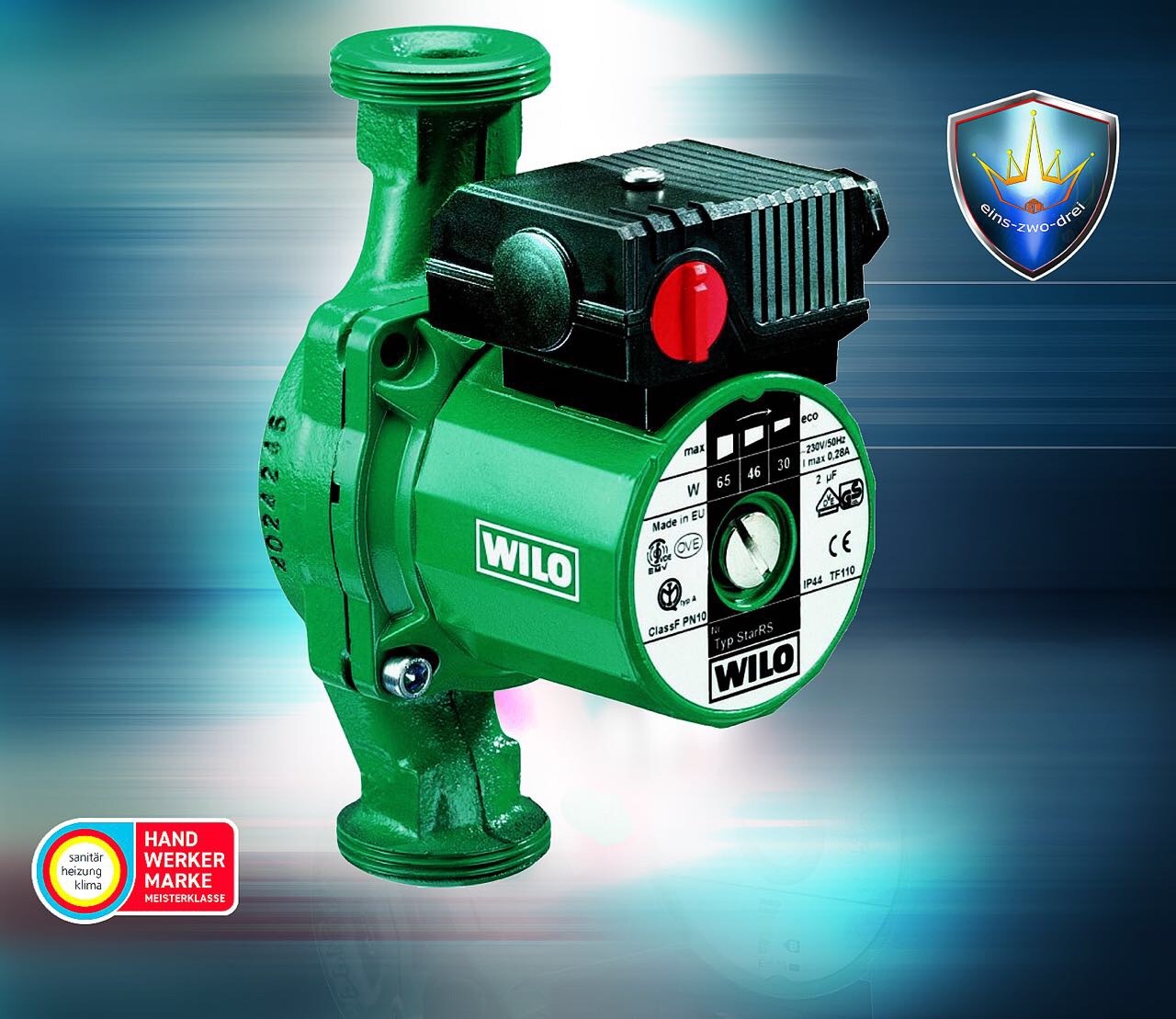 Wilo Star RS254 180mm 4032954 Heizungspumpe