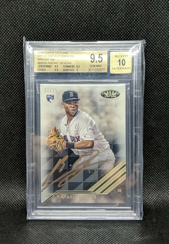 Topps Tier One Baseball Card Big Image Gallery