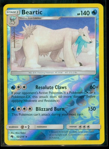 Beartic Pokemon Cards - Find Pokemon Card Pictures With Our Database ...