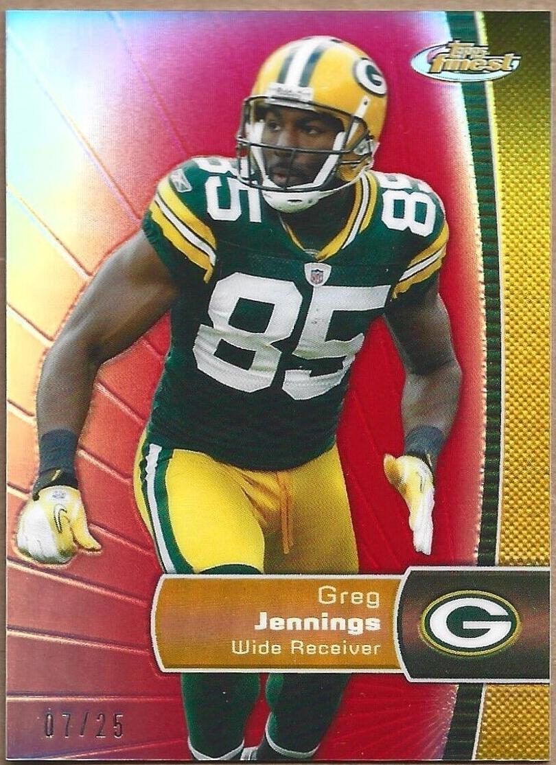 2012 Topps Finest - Greg Jennings #85 Red Refractor /25 for sale online ...