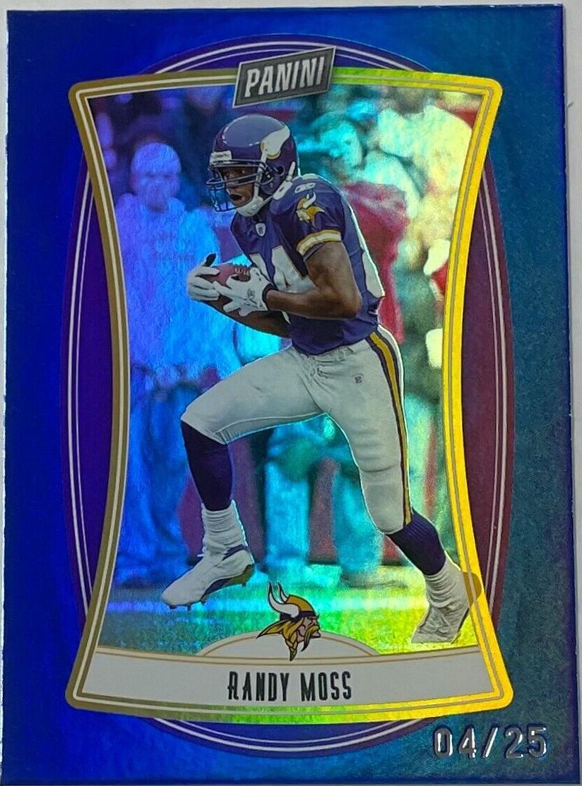 2022 Panini Player of the Day - Randy Moss #95 Blue /25 for sale online ...