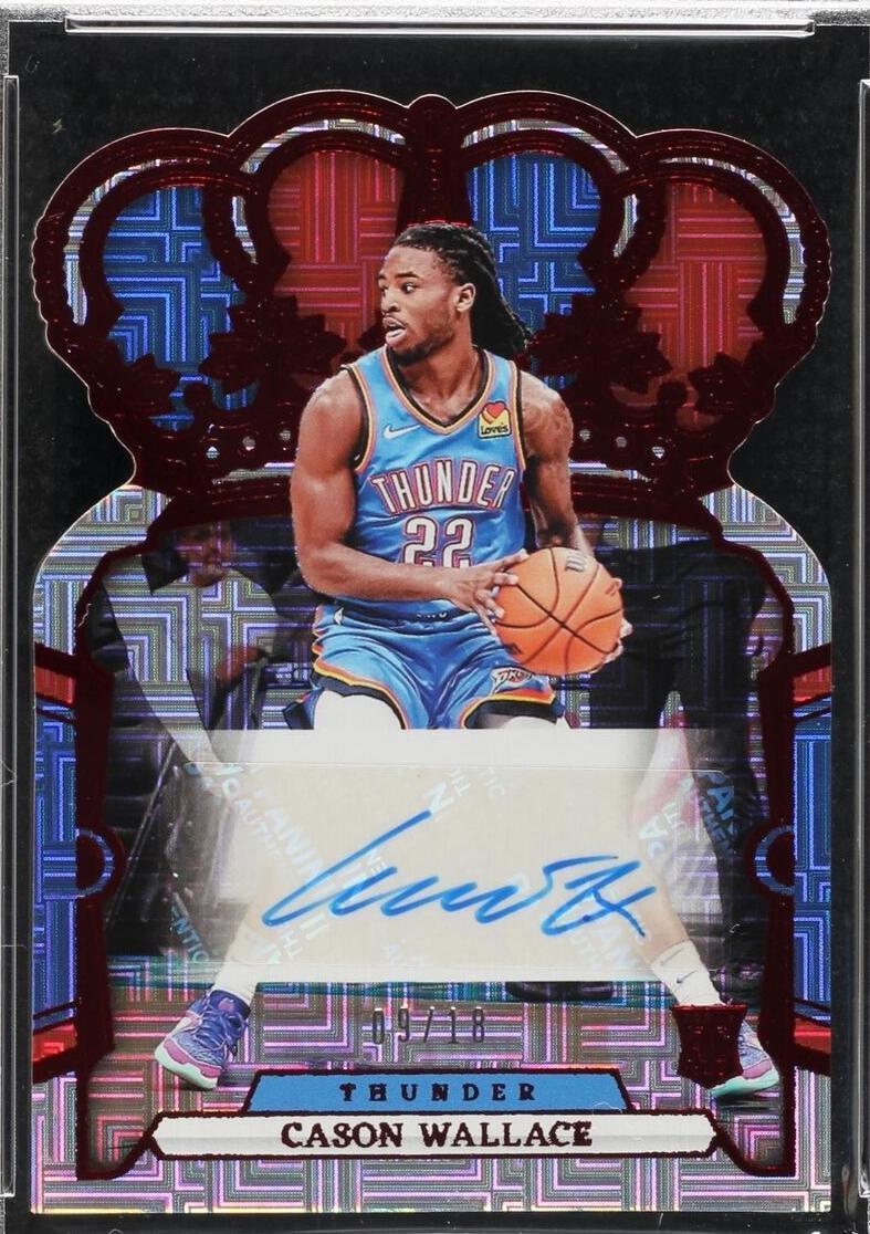 2023-24 Panini Crown Royale - Rookie Crown Autographs Cason Wallace #RC ...