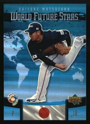 Daisuke Matsuzaka 2006 Upper Deck Future Stars #WBC-13 Baseball CardのeBay公認海外通販｜セカイモン