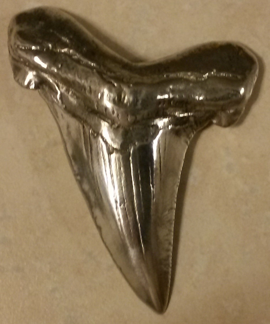 Купить Зубы акул зуб оловянные акулы Pewter Shark's Tooth в интернет ...