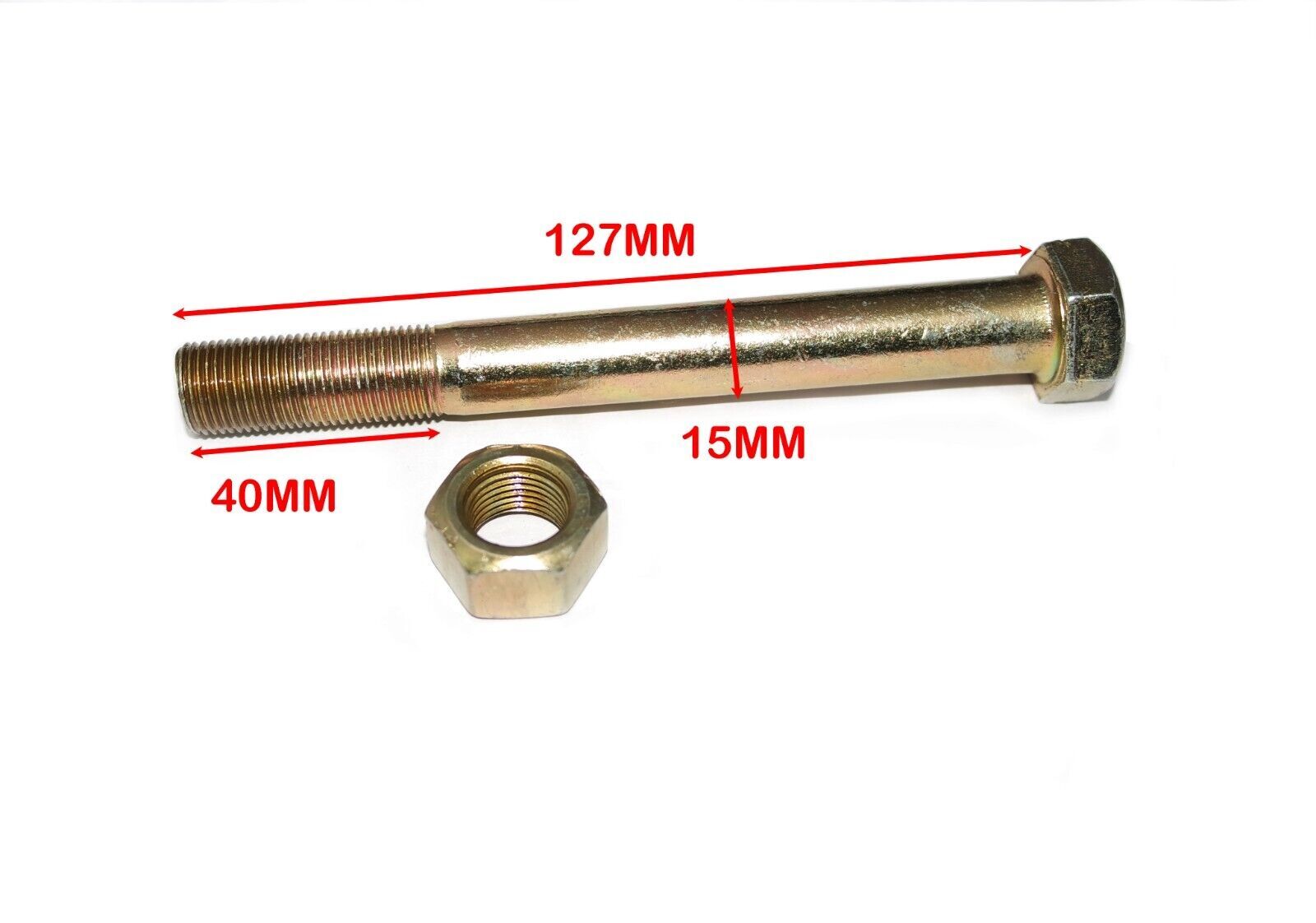 2x Radius Rod Front Axle Bolt Nut For Massey Ferguson TE20 TEA20 TED20 ... 2x Radius Rod Front Axle Bolt Nut For Massey Ferguson TE20 TEA20 TED20 ...