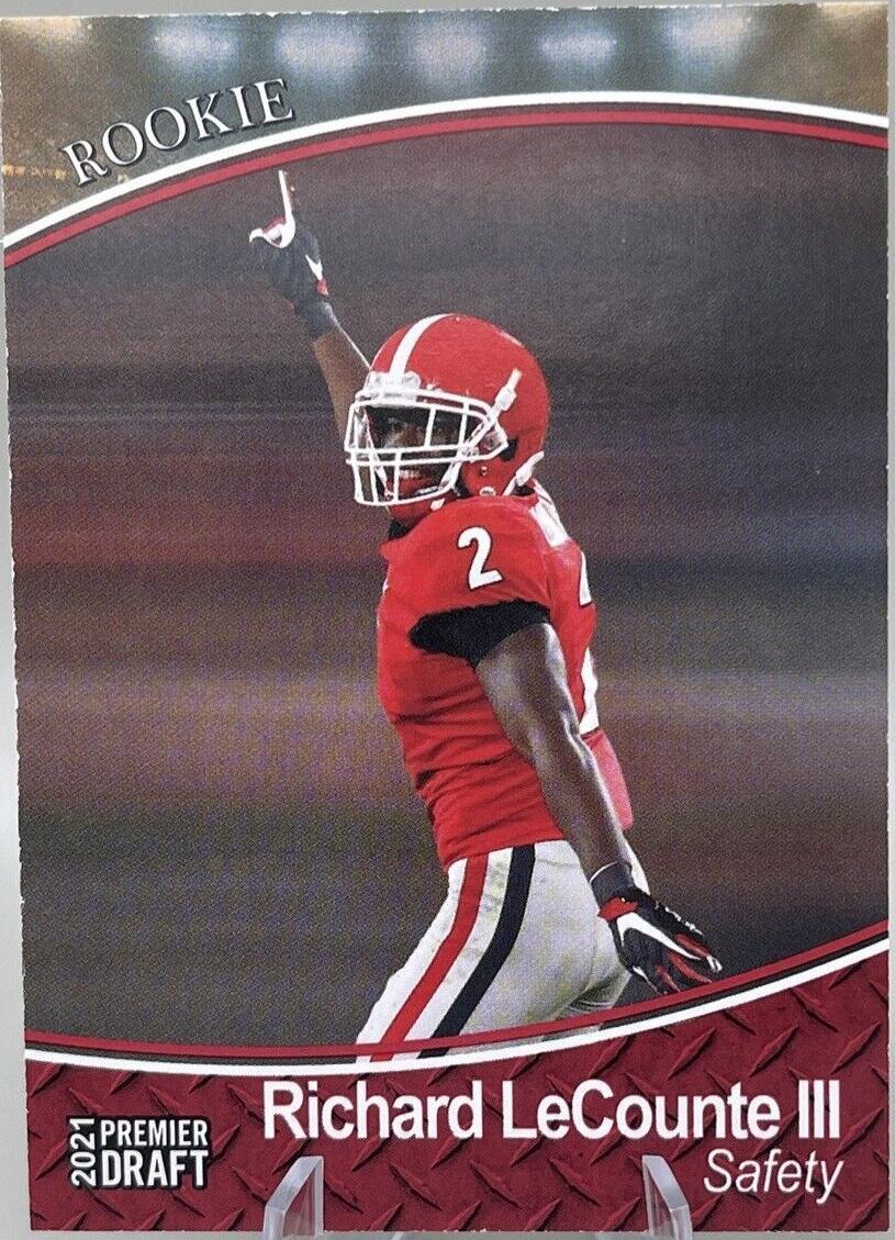 2021 Sage Premier Draft - Richard Lecounte #170 Red (RC) for sale ...