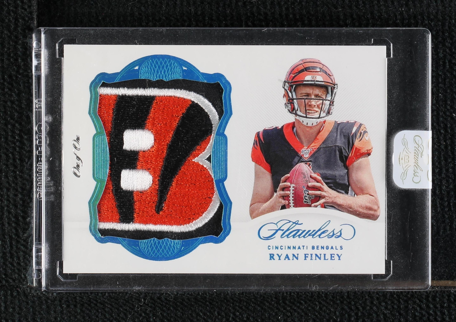 2019 Panini Flawless - Rookie Patches Platinum #PAT-RFI Ryan Finley /1 ...