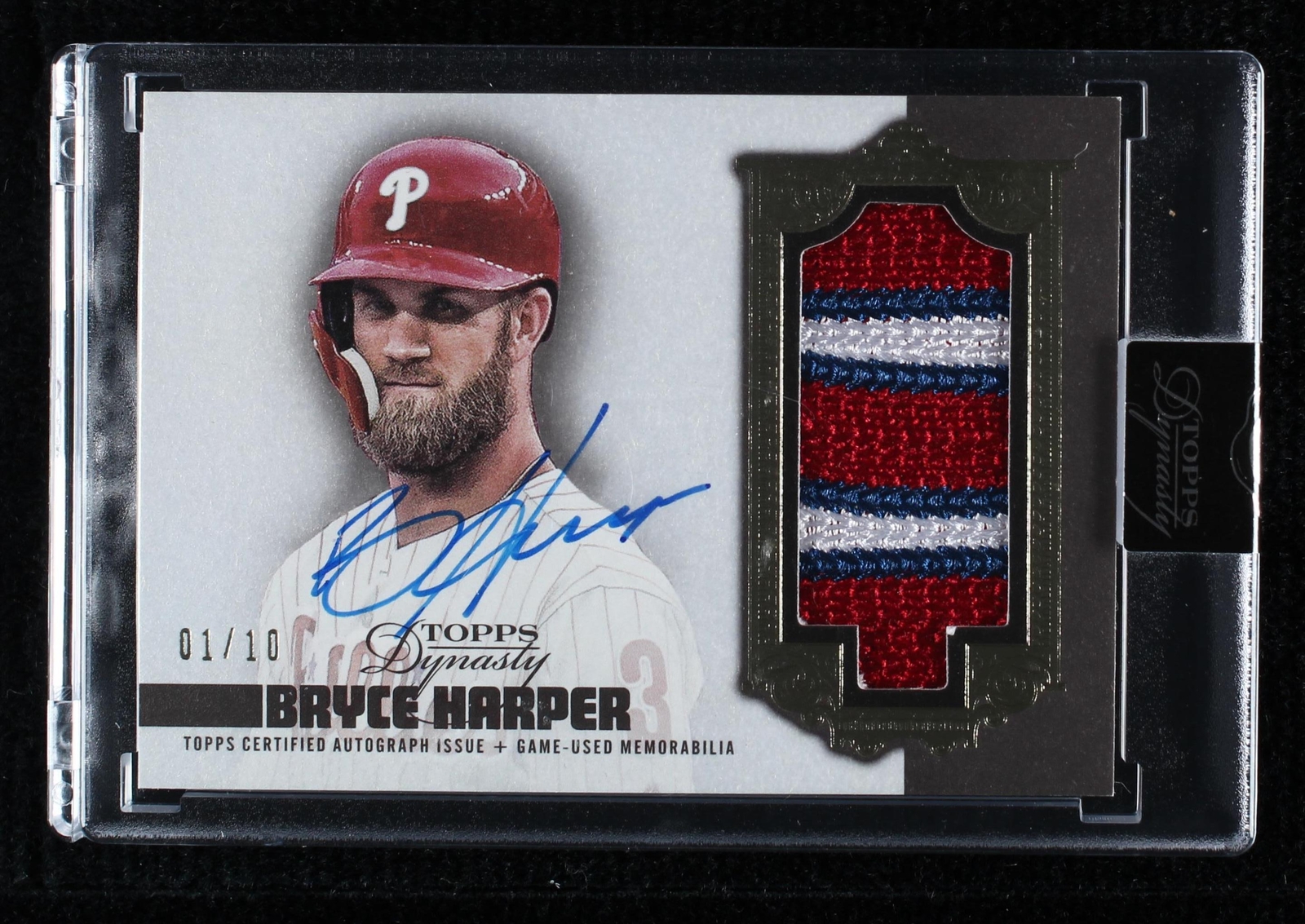 2019 Topps Dynasty - Autograph Patches #DAP-BH1 Bryce Harper /10 (AU ...