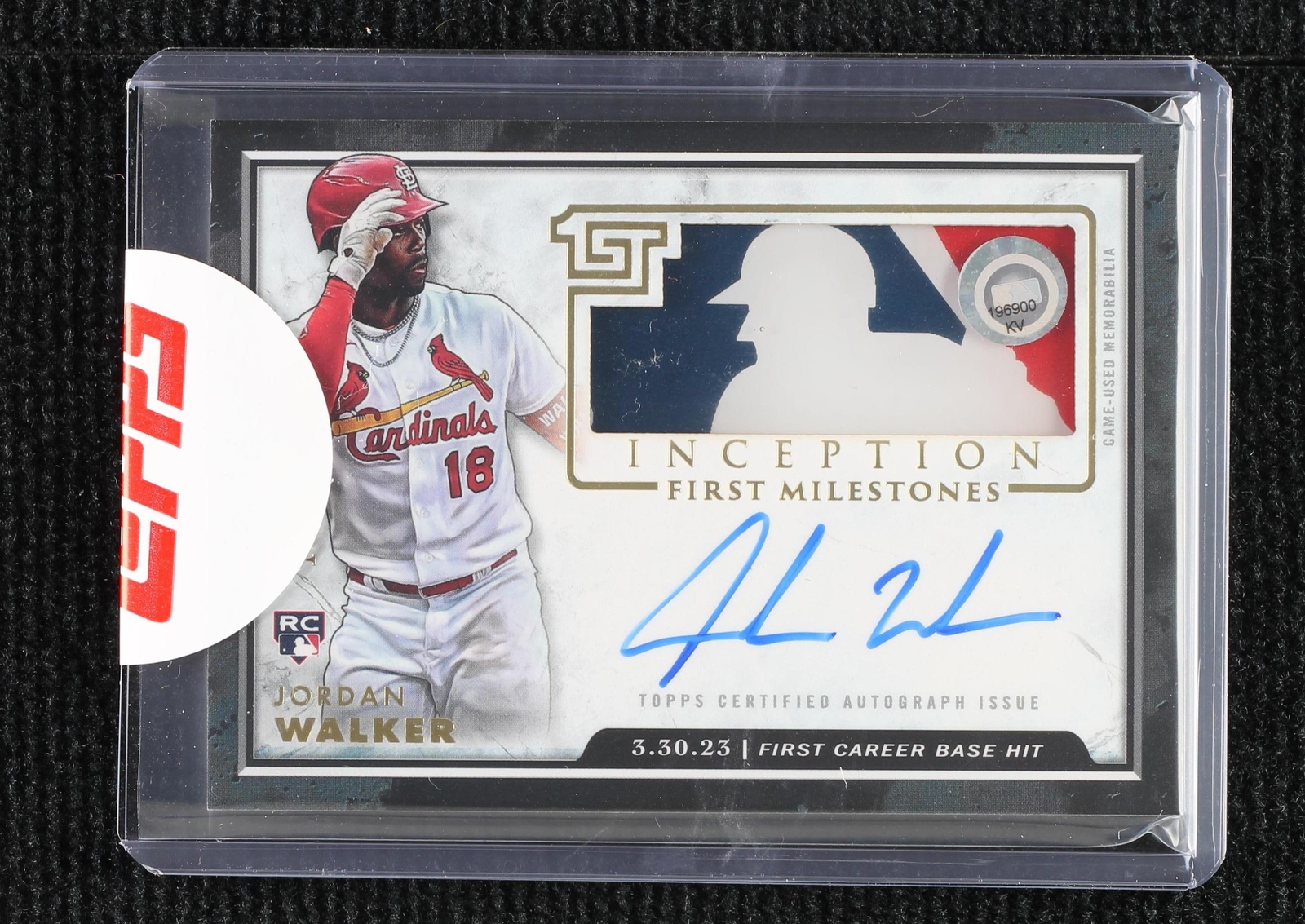2023 Topps Inception - First Milestones Autograph Relics Inception # ...