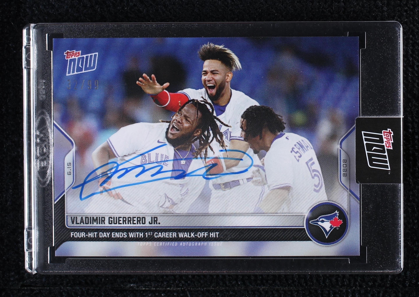 2022 Topps Now - Autographs #354A Vladimir Guerrero Jr. /99 (AU) for ...