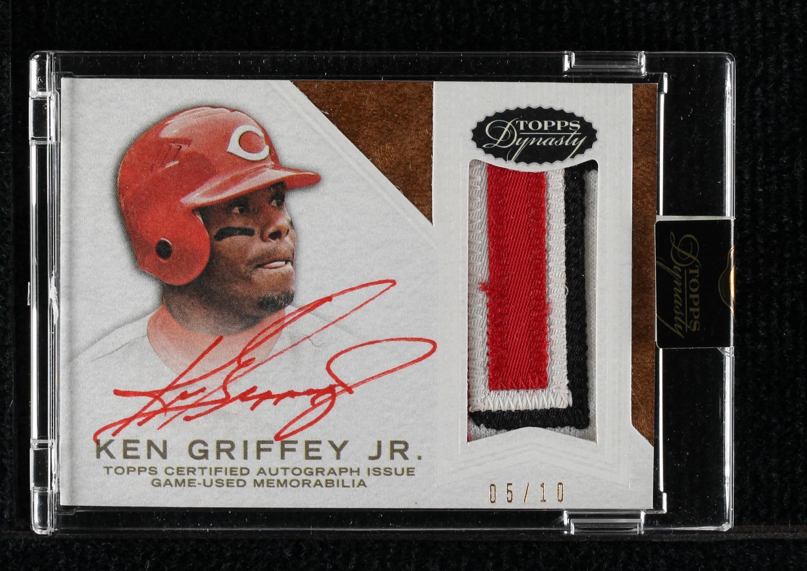 2016 Topps Dynasty - Autograph Patches #AP-KG1 Ken Griffey Jr /10 (AU ...