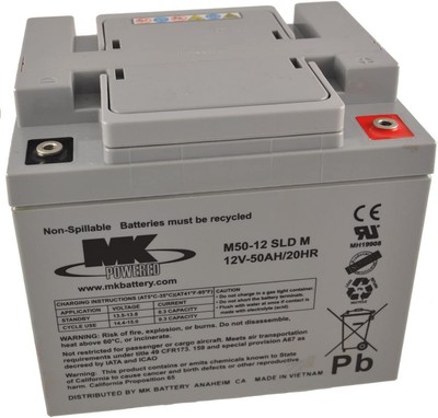 MK Battery 12v 50 AH Deep Cycle Sealed