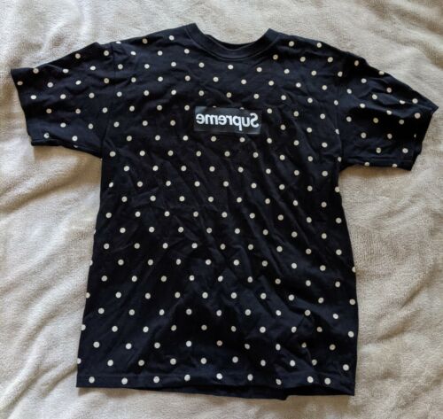 Supreme x Comme Des Garcons CDG Polka Dot Box Logo T-Shirt Supreme x Comme Des Garcons CDG Polka Dot Box Logo T-Shirt