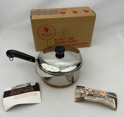 Ebay Revere Ware Listings - Double Boilers & Steamers