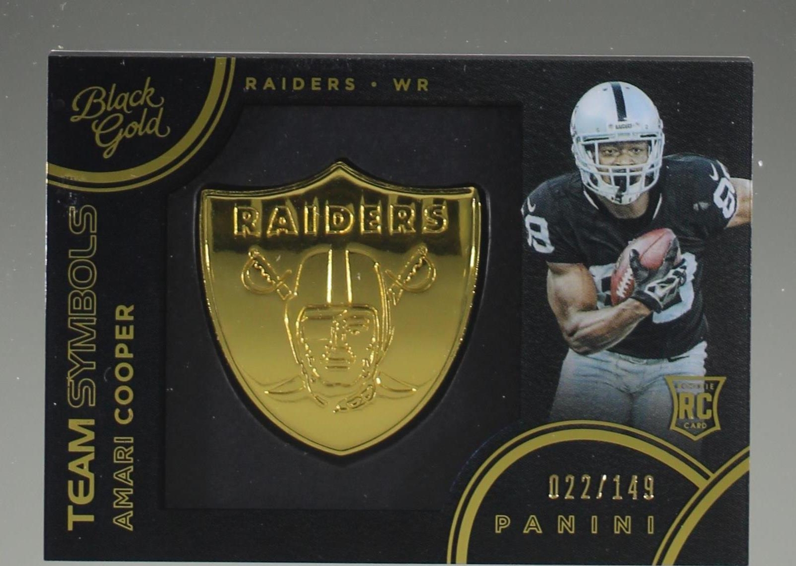 2015 Panini Black Gold - Team Symbols #TMS-44 Amari Cooper /149 (RC ...