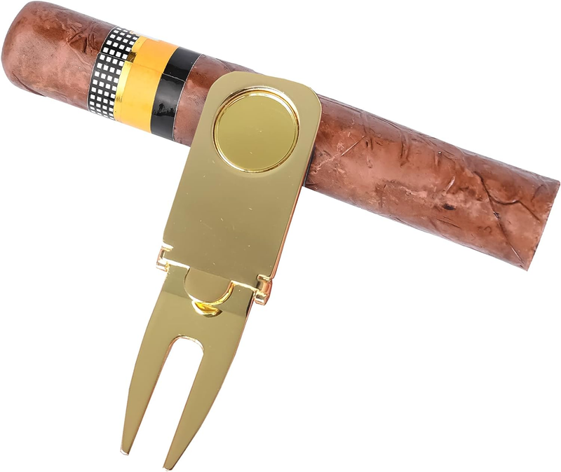Magnetic Cigar Holder Golf Divot Marker Tool Portable