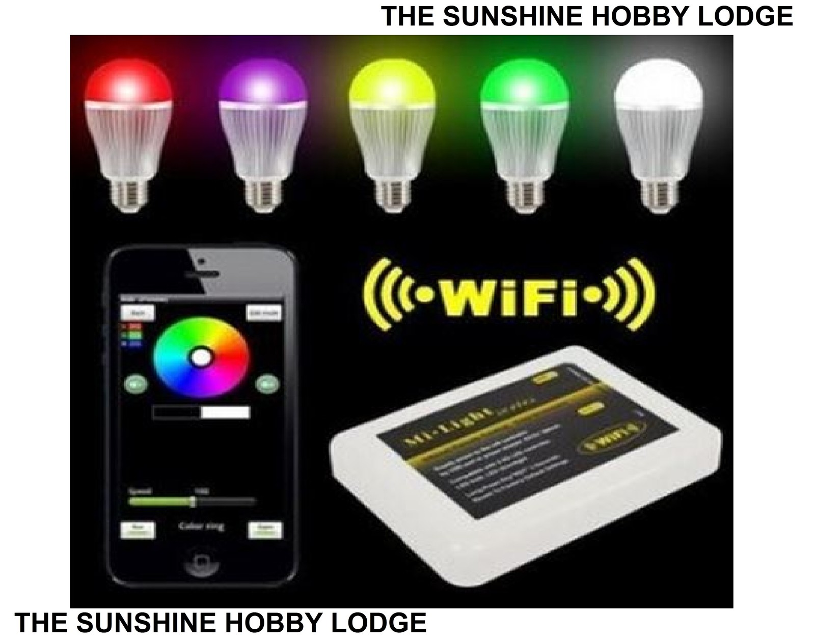 WiFi LED Bulb Controller For Mi-Light RGB RGBW WiFi Light Bulbs Home ...