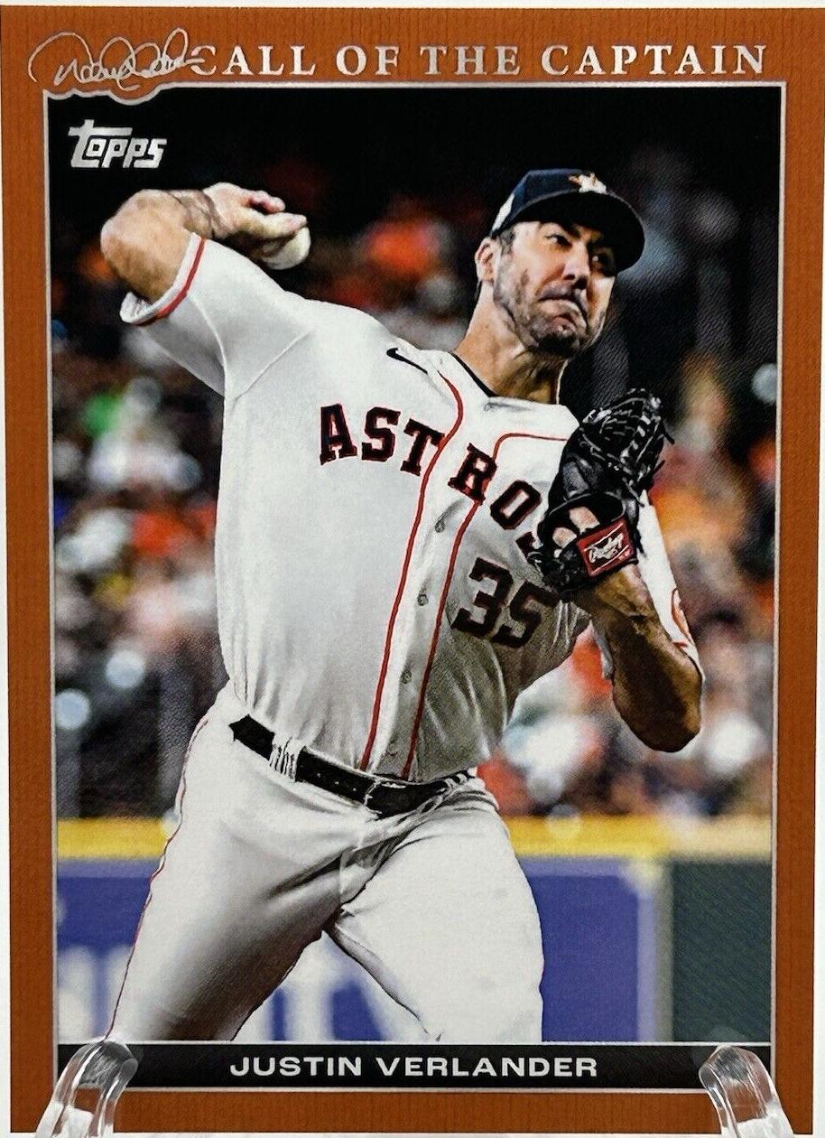 2022 Topps Derek Jeter Call of the Captain - Justin Verlander #40 ...