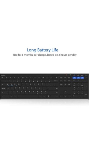 Stainless Steel | New Arteck Hb192 Universal Bluetooth Keyboard