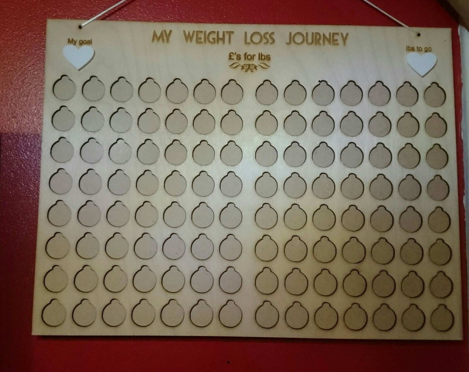 s for lbs weight loss journey board chart tracker plaque wood personalised eBay
