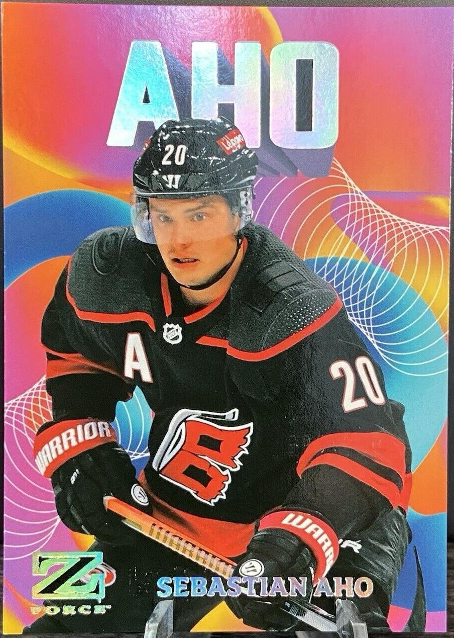 2023-24 Skybox Metal Universe - Z-Force Sebastian Aho #2 Rave /399 for ...