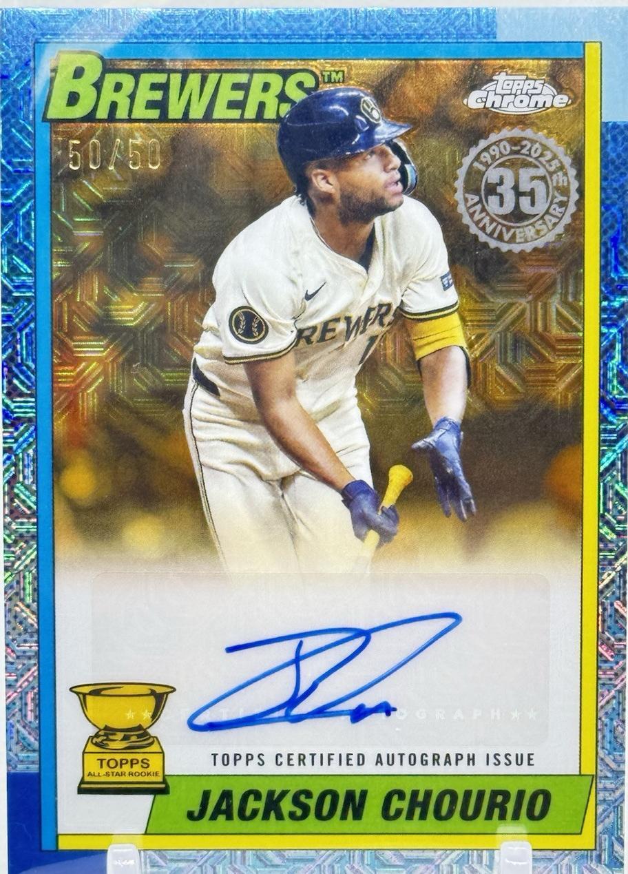 2025 Topps Series 1 - Jackson Chourio #90CA-JCH | eBay