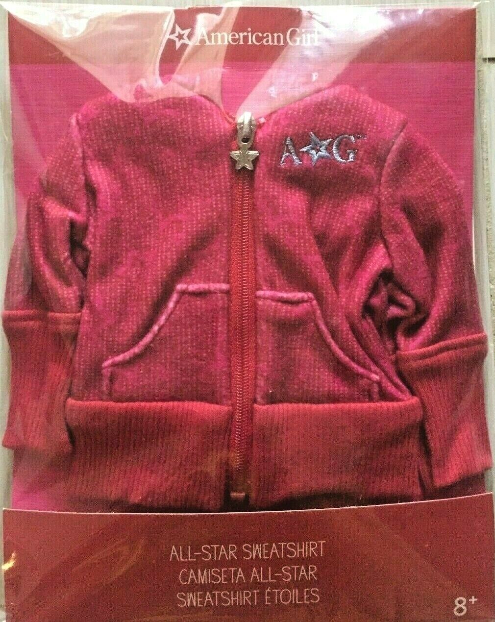 American Girl ALL STAR Sweatshirt for 18 Dolls NEW Retired eBay