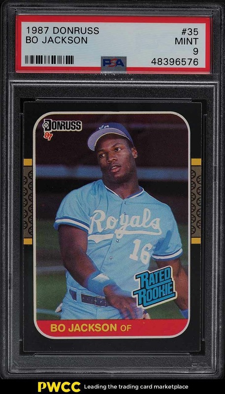 Bo Jackson Baseball Card Database - Newest Products will be shown first ...
