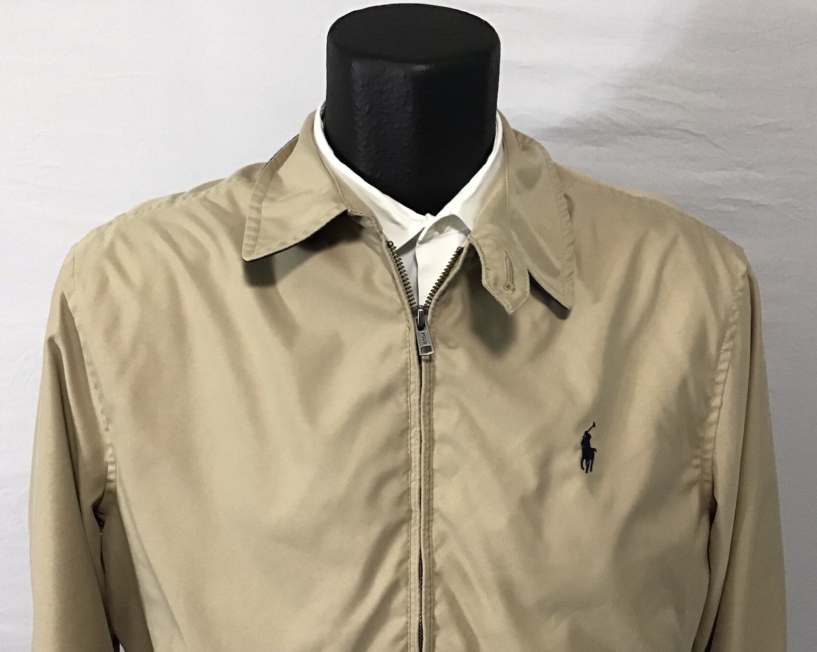 Ralph Lauren Polo Mens Golf Bi-Swing Beige Windbreaker Ralph Lauren Polo Mens Golf Bi-Swing Beige Windbreaker