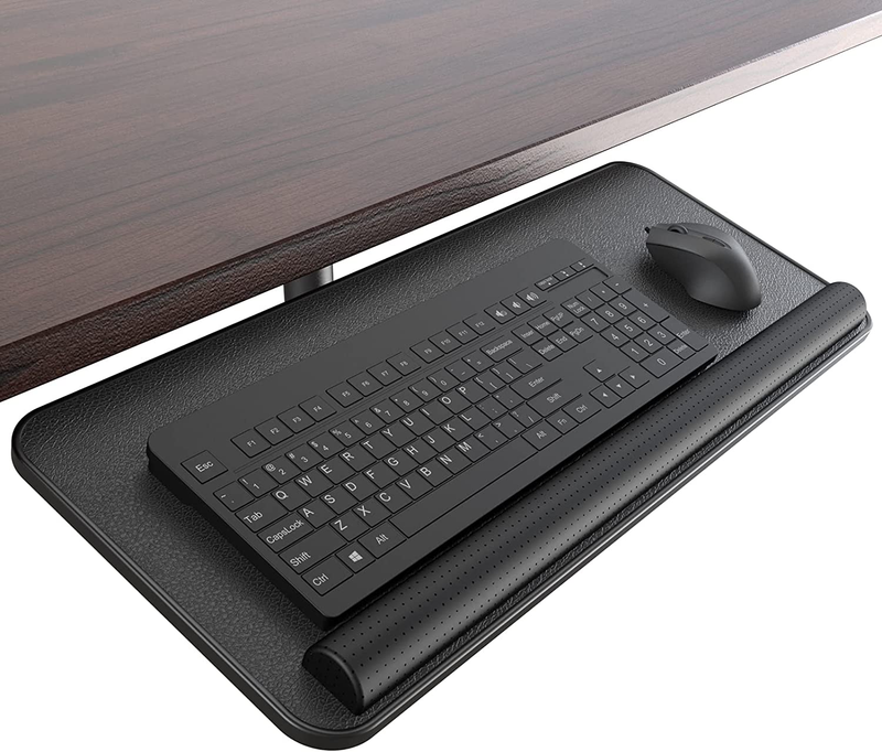 Tray Under Desk | Tilt Rotating Keyboard