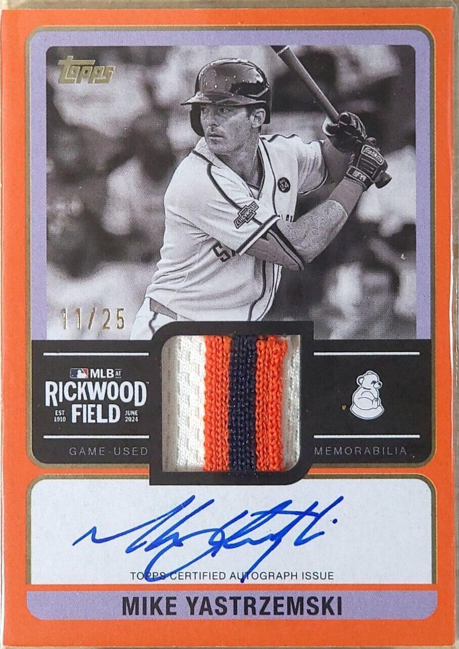 2025 Topps Series 1 - Rickwood Autograph Relic Collection Mike ...