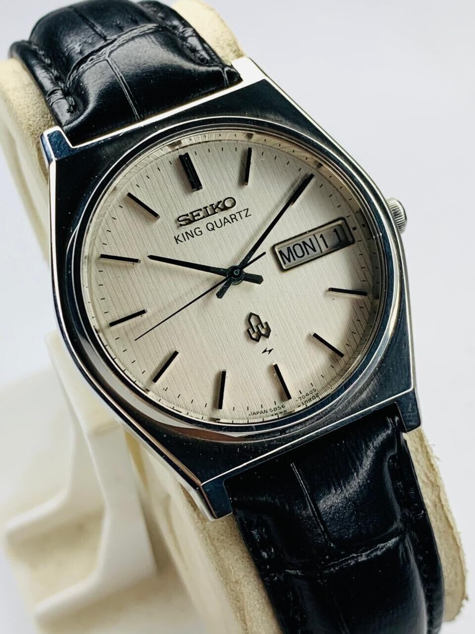 Vintage Seiko King Quartz Rare Lining Dial 5856-7030 Men's Vintage Seiko King Quartz Rare Lining Dial 5856-7030 Men's