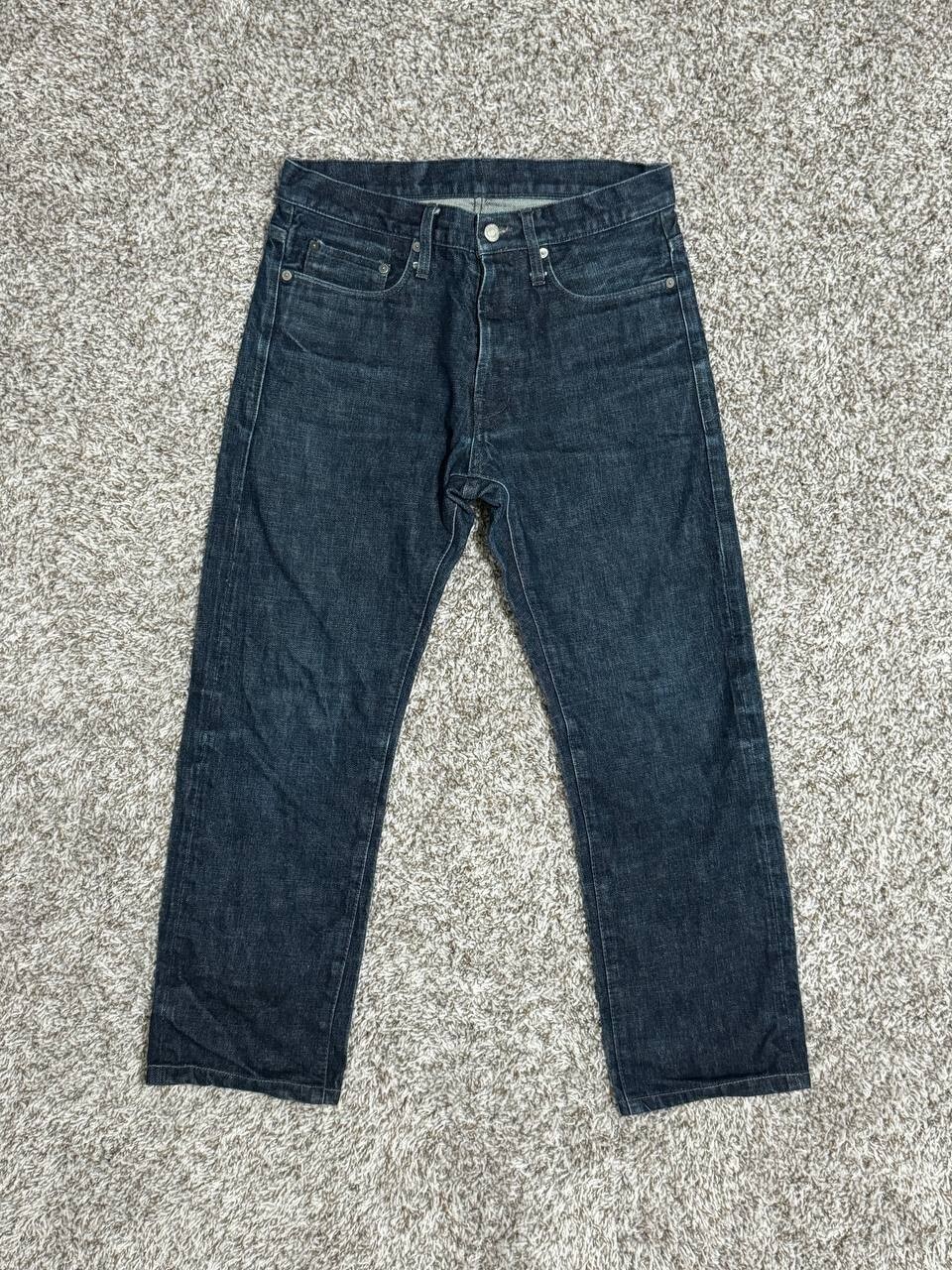 Helmut Lang Men's Dark Resin Selvedge Denim Jeans Size 29x26 Helmut Lang Men's Dark Resin Selvedge Denim Jeans Size 29x26
