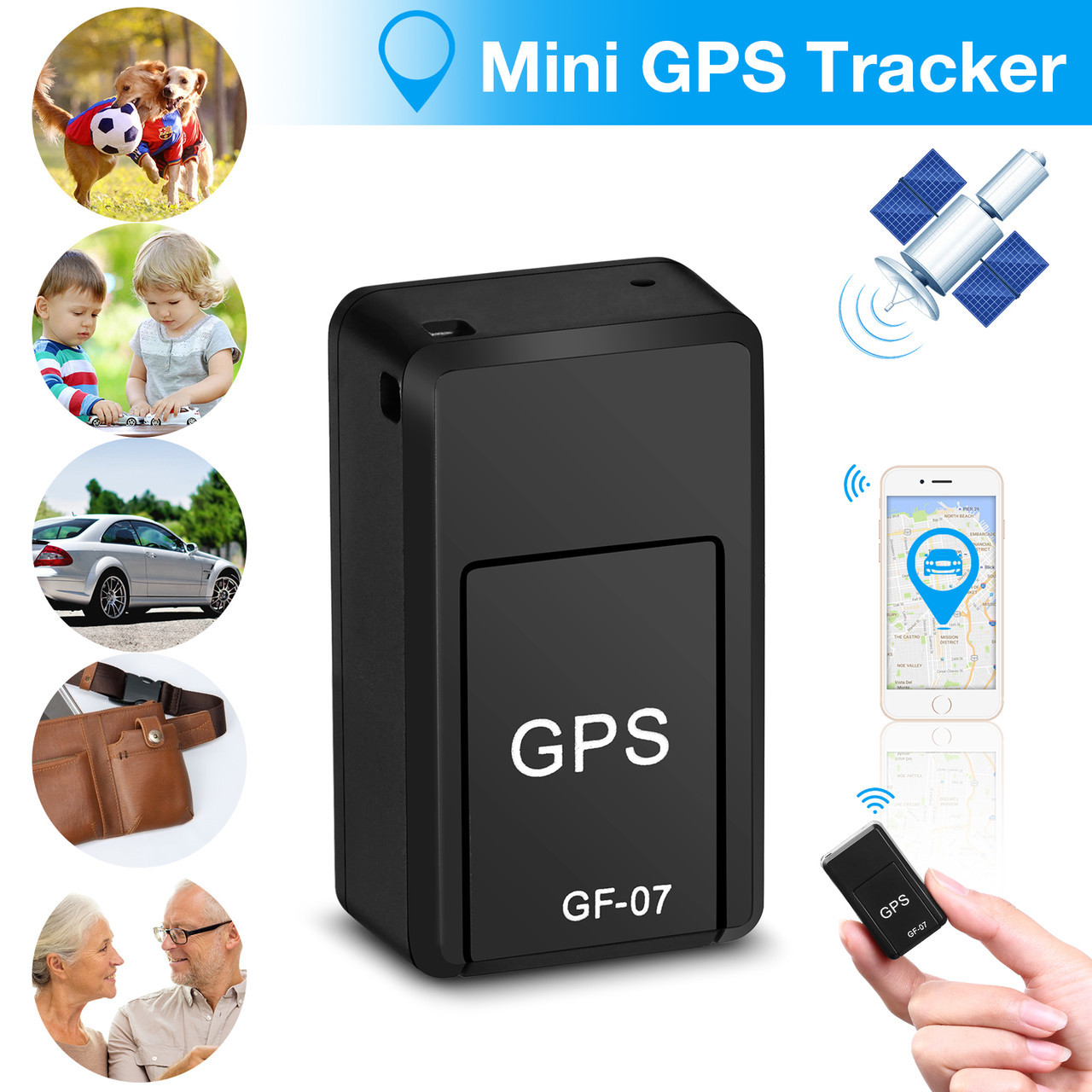GF07 Magnetic GSM Mini SPY GPS Tracker Real Time Tracking Locator ... GF07 Magnetic GSM Mini SPY GPS Tracker Real Time Tracking Locator ...