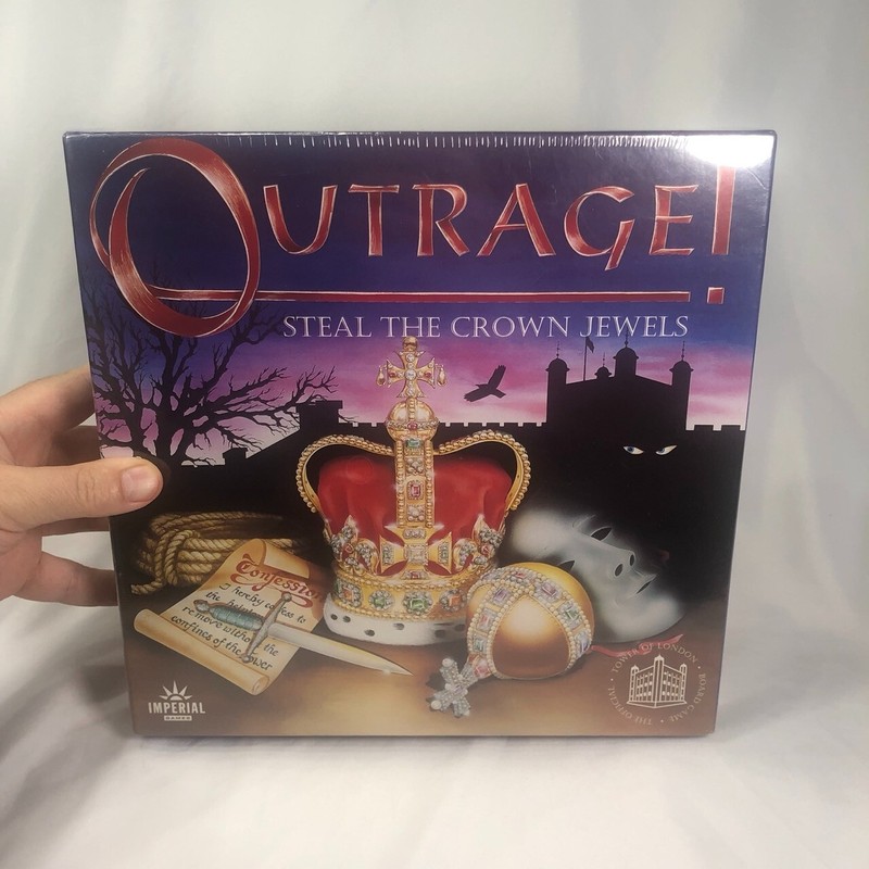 Outrage! Steal the Crown Jewels (1992) Board Game – Board Game Guys