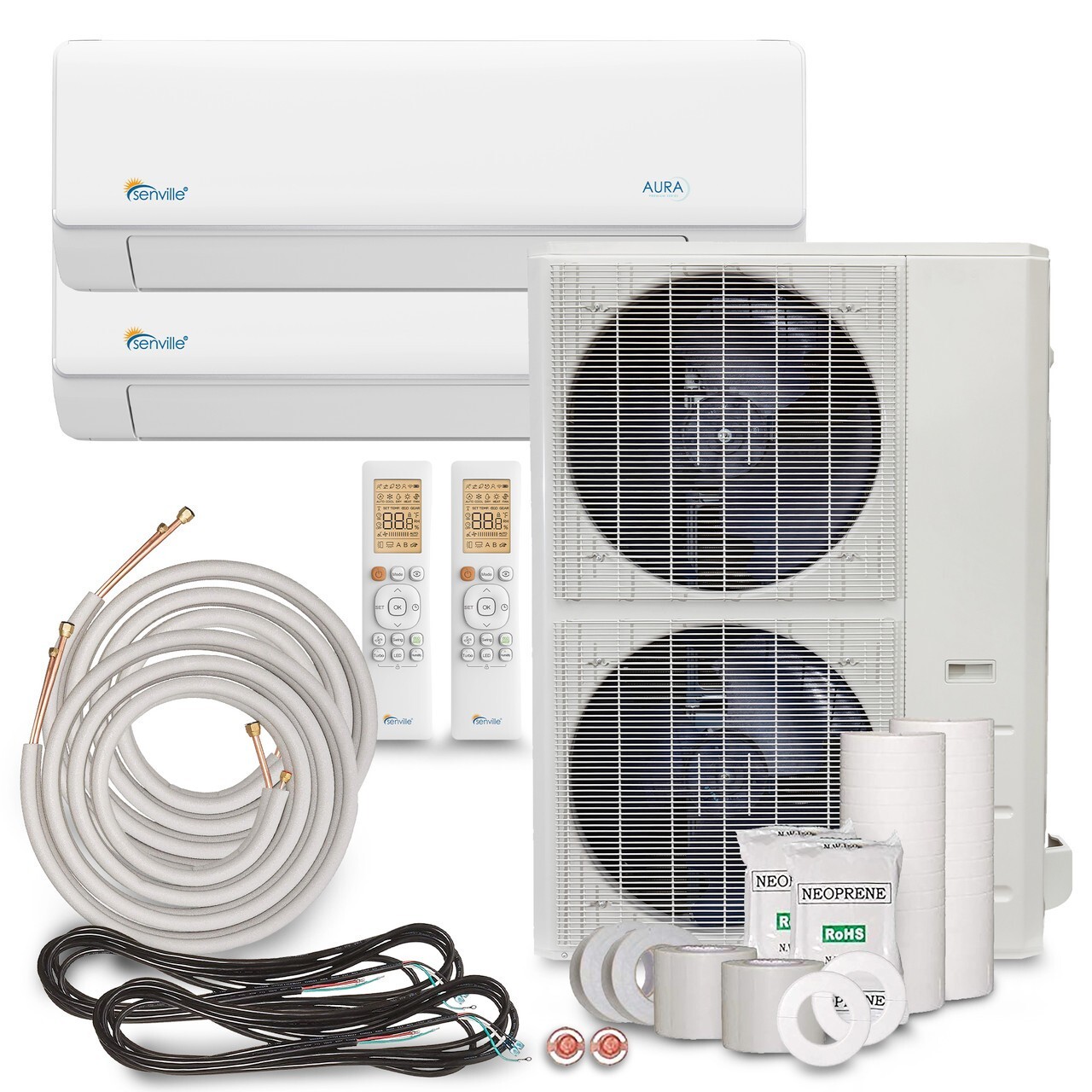 48000 BTU Dual Zone Ductless Mini Split Air 48000 BTU Dual Zone Ductless Mini Split Air
