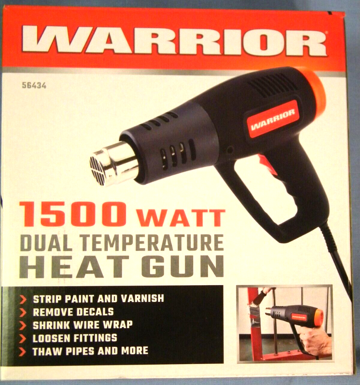 Heat Gun Dual Temp 1500 Watt Pistol Grip