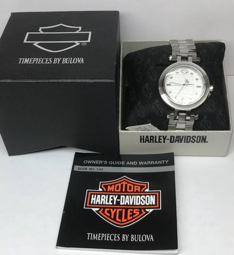 By Bulova Harley-Davidson Womens Stainless Steel Watch By Bulova Harley-Davidson Womens Stainless Steel Watch
