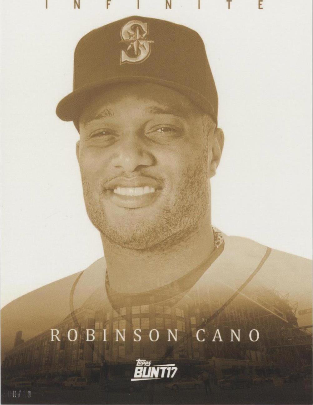 2017 Topps Bunt - Infinite 5x7 Gold #I-RC Robinson Cano /10 for sale ...