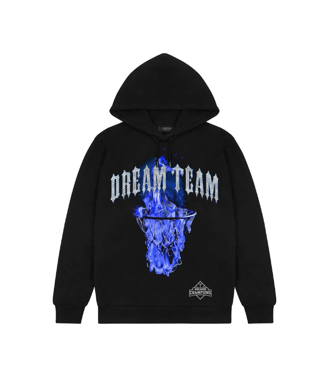 Trapstar Dream Team Hoodie Black Blue Medium Black 100 Authentic eBay